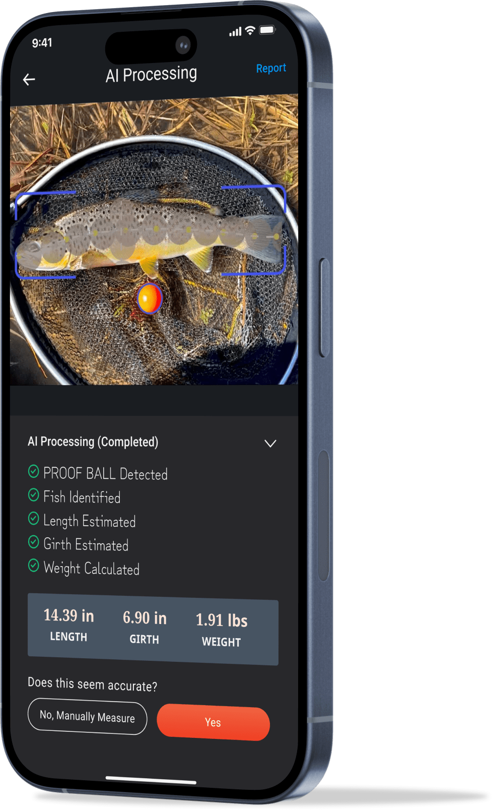 Fishtechy - Measure fish on the fly with AI.