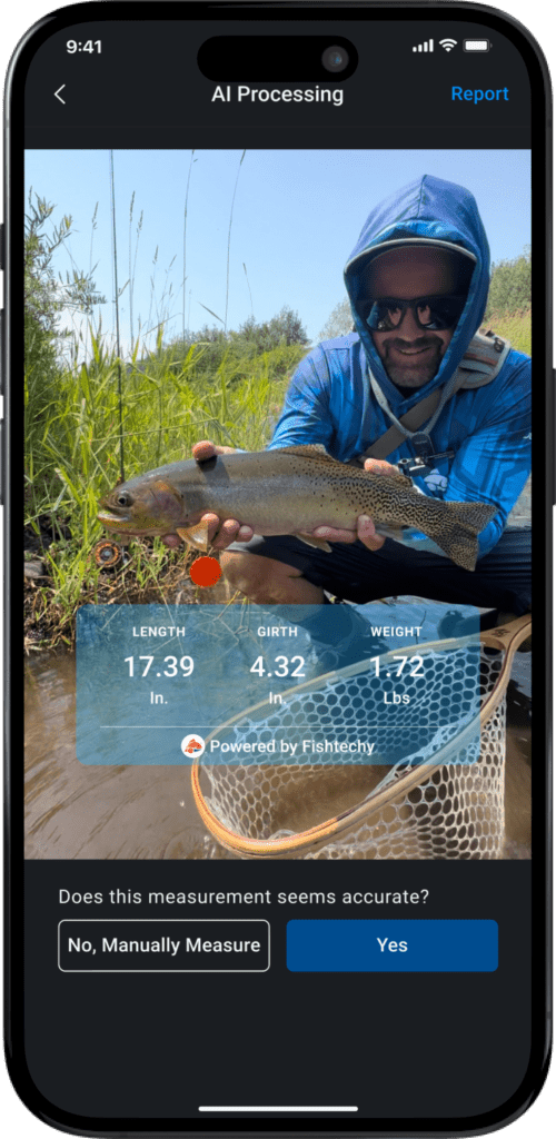 Fishtechy - Measure fish on the fly with AI.